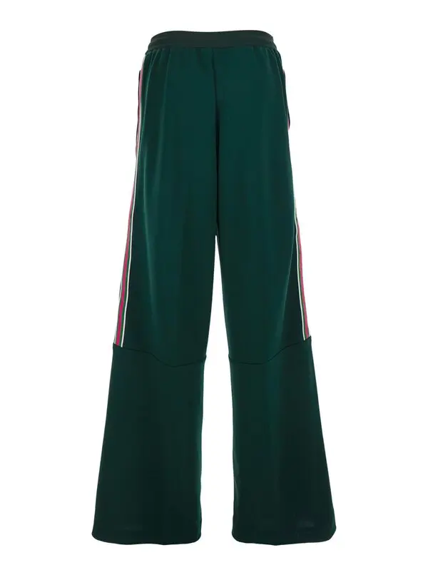 Gucci Tech Fabric Pants With Stripe Detail