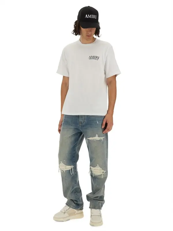 Amiri Mx1 Distressed Jeans - Blue