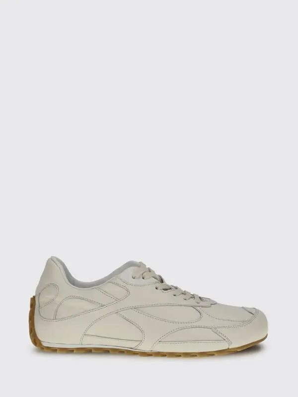 Bottega Veneta Leather Paneled Sneakers - White