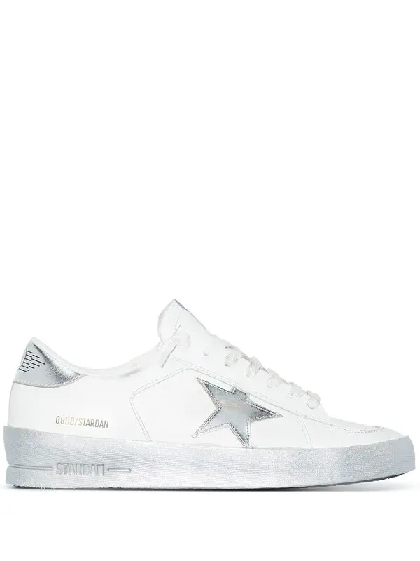 GOLDEN GOOSE Stardan Leather Sneakers - Multicolor