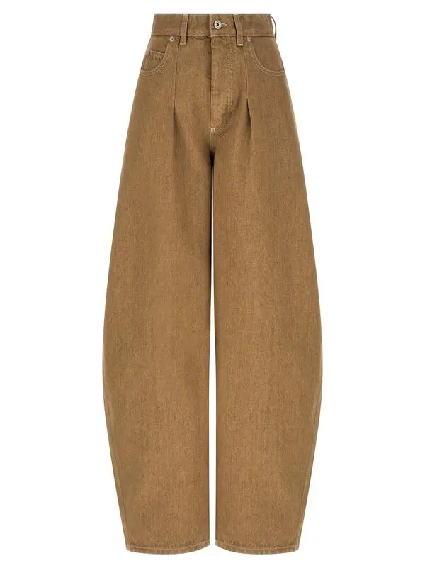 Jacquemus Le De-nîmes Ovalo Jeans - Cream