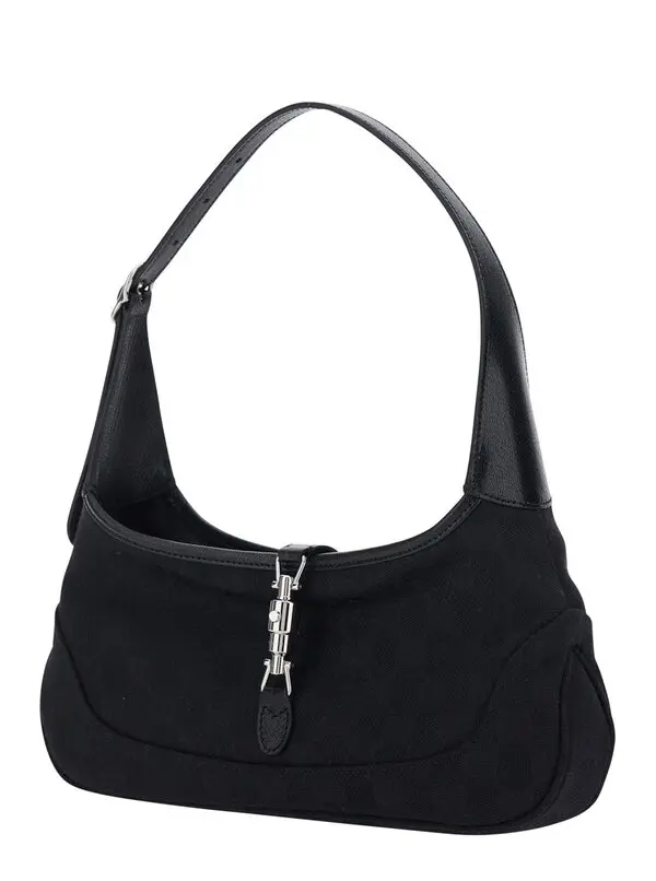 Gucci Jackie Shoulder Bag With Front Closure In Gg Fabric - Multicolor