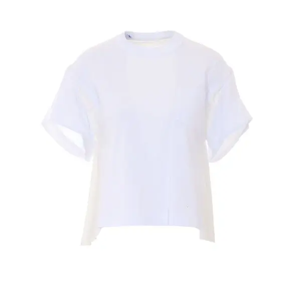 Sacai Cotton Jersey T-shirt - White