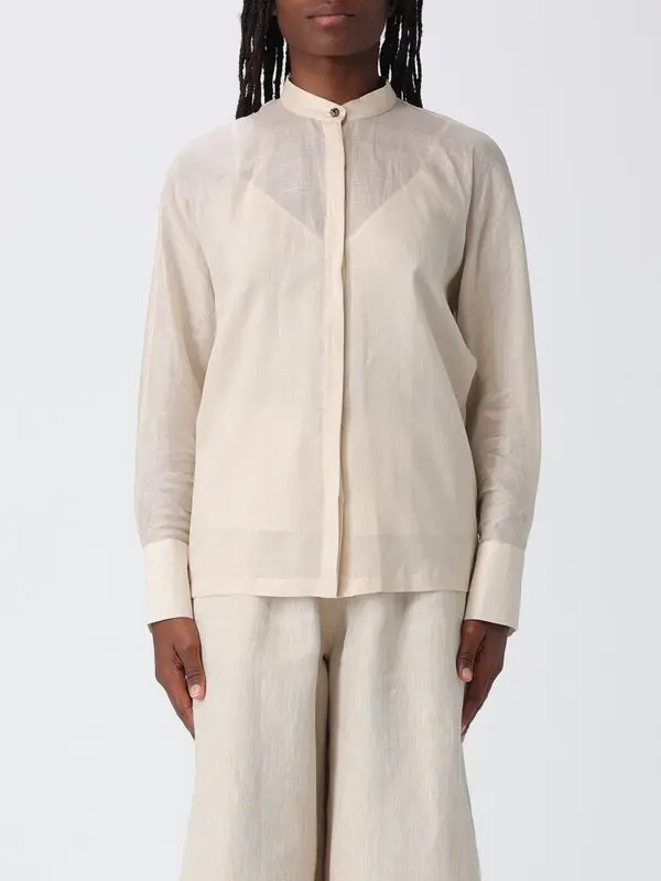 Max Mara Classic Collar Shirt - Cream