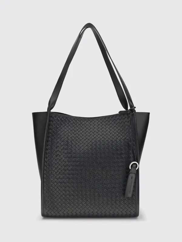 Bottega Veneta Woven Shoulder Bag - Black