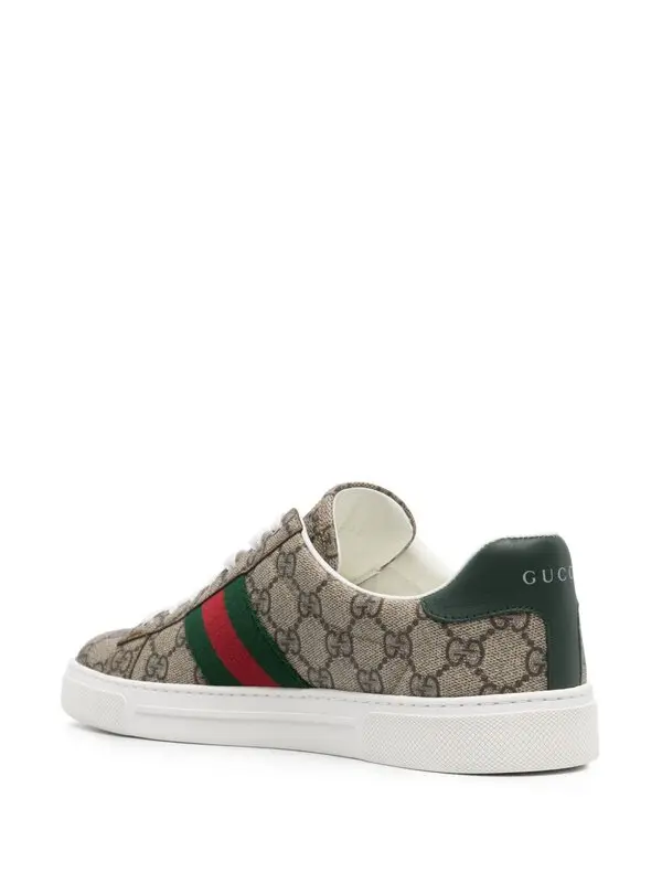 Gucci Ace Gg Supreme Canvas Sneakers - Multicolor