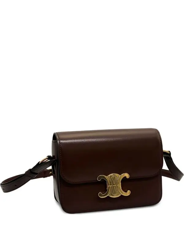 Celine Triomphe Leather Crossbody Bag - Multicolor