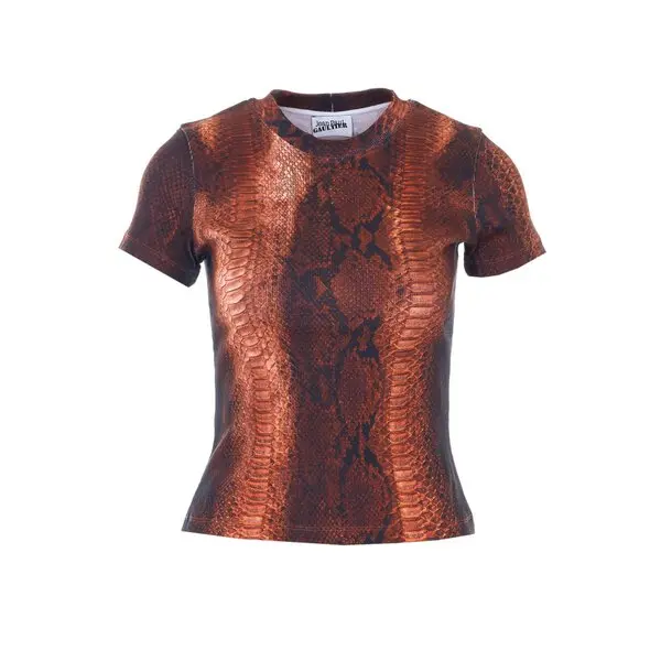 JEAN PAUL GAULTIER Python Print Short-sleeve T-shirt