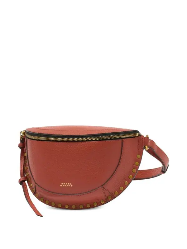 Isabel Marant Étoile Skano Studded Leather Belt Bag - Red