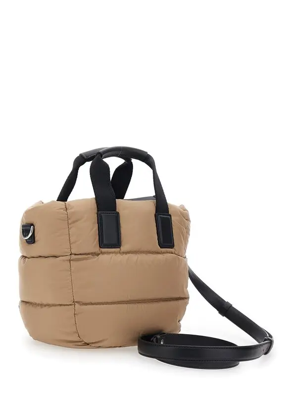 Moncler Karadoc Mini Handbag - Cream