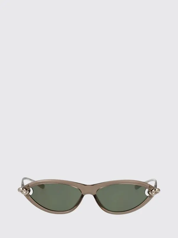 Bottega Veneta Oval Acetate Sunglasses - Cream
