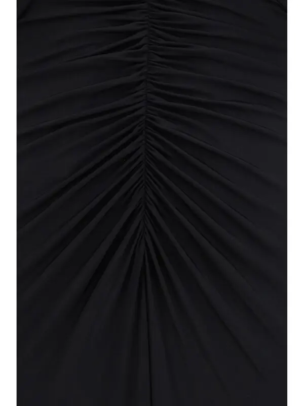 SELF-PORTRAIT Jersey Halterneck Gown - Black