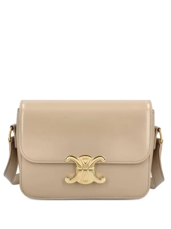 Celine Triomphe Leather Crossbody Bag - Multicolor