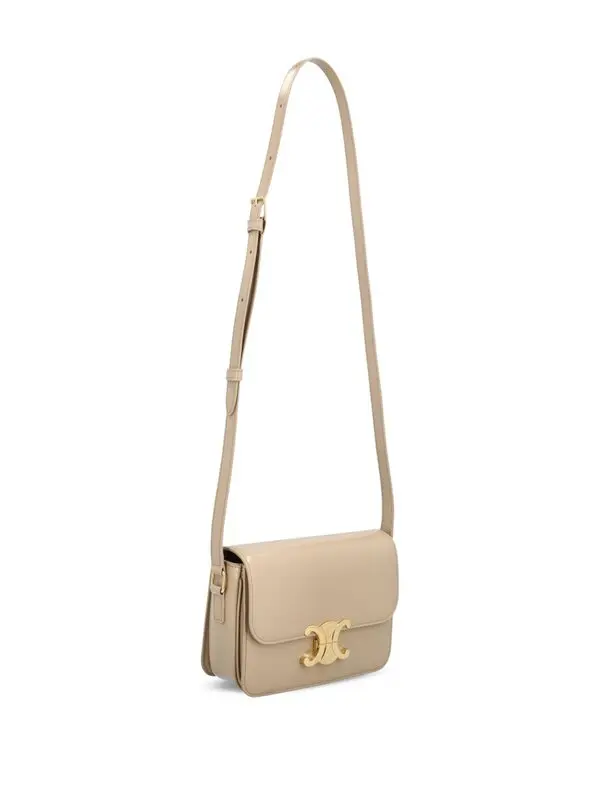 Celine Triomphe Leather Crossbody Bag - Multicolor