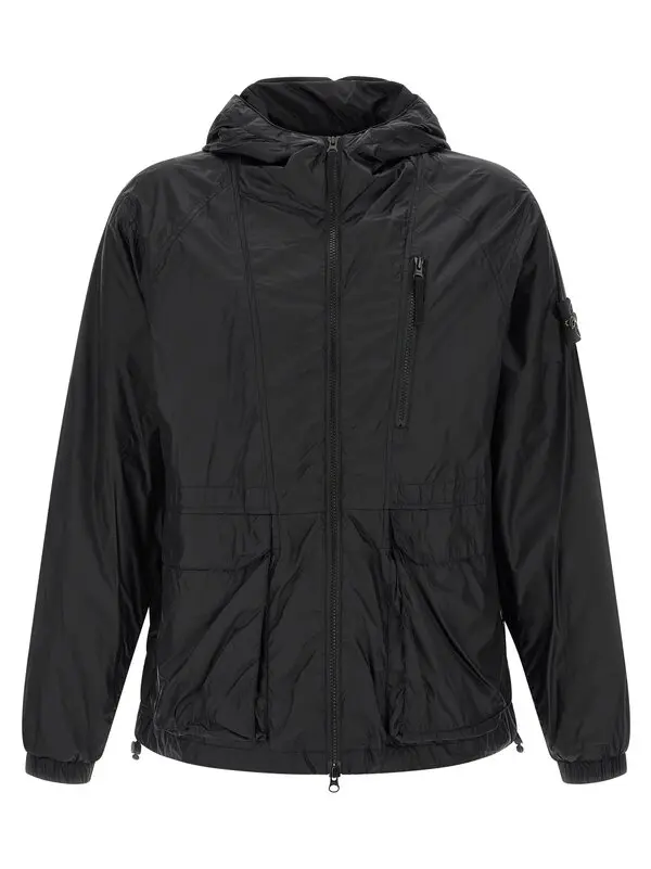 Stone Island 4100057 Cordura Ripstop Nylon Hooded Jacket - Blue