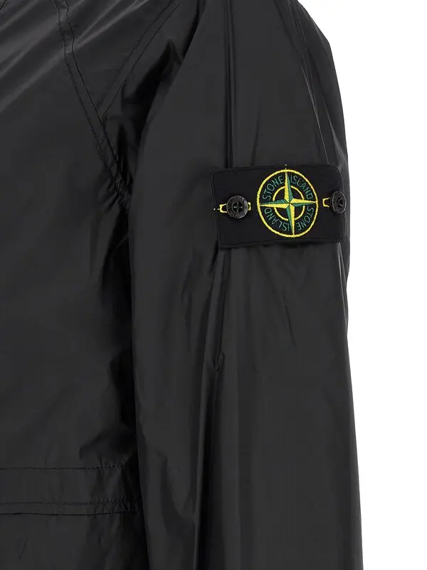 Stone Island 4100057 Cordura Ripstop Nylon Hooded Jacket - Blue
