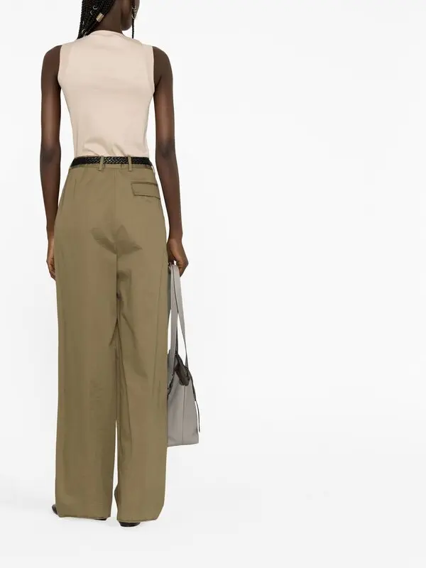Brunello Cucinelli Ribbed Tank Top With Monili Chain Detail - Multicolor