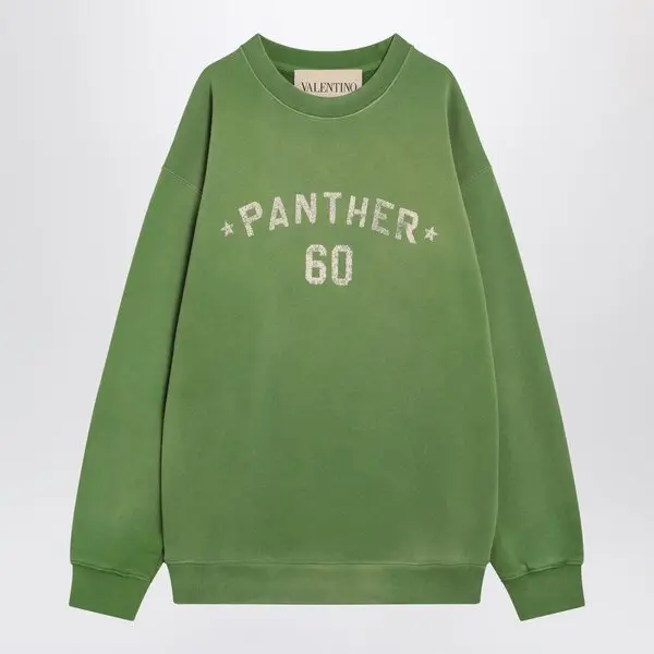 Valentino Garavani Crew Neck Sweatshirt - Green