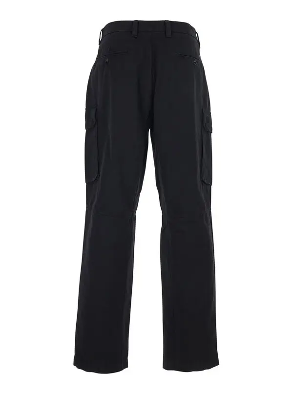C.P. COMPANY Cargo Pants With Logo Plate - Multicolor
