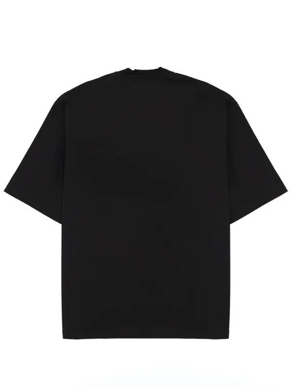 Dolce & Gabbana T-shirt Con Stampa E Logo - Black