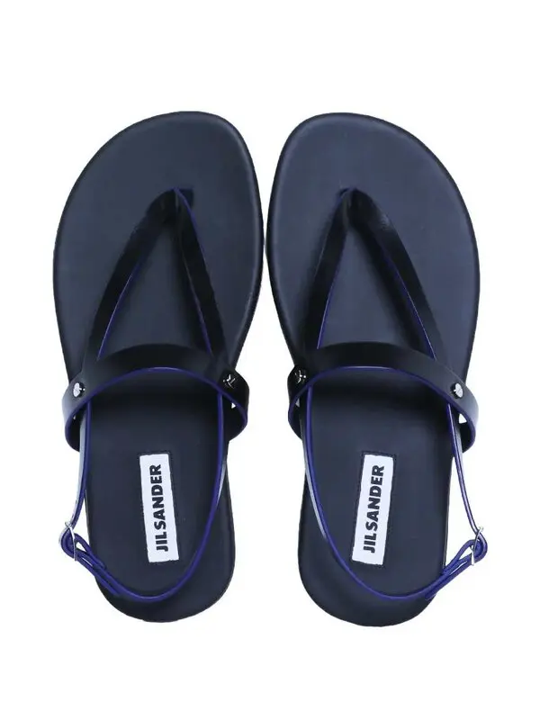JIL SANDER Leather Sandals