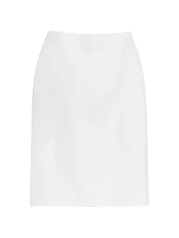 JIL SANDER Technical Faille Midi Skirt