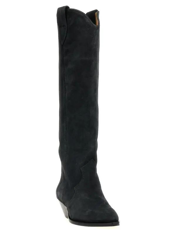 Isabel Marant Étoile Denvee Suede Boots - Black