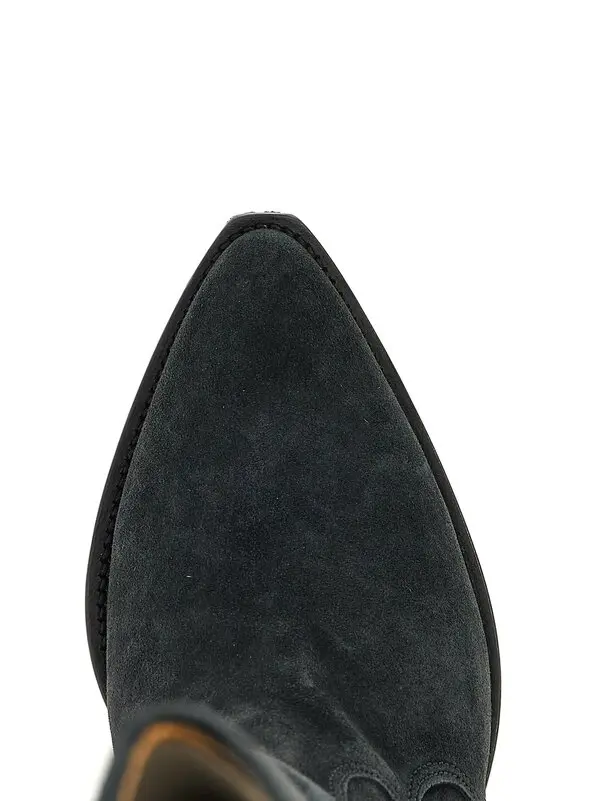 Isabel Marant Étoile Denvee Suede Boots - Black