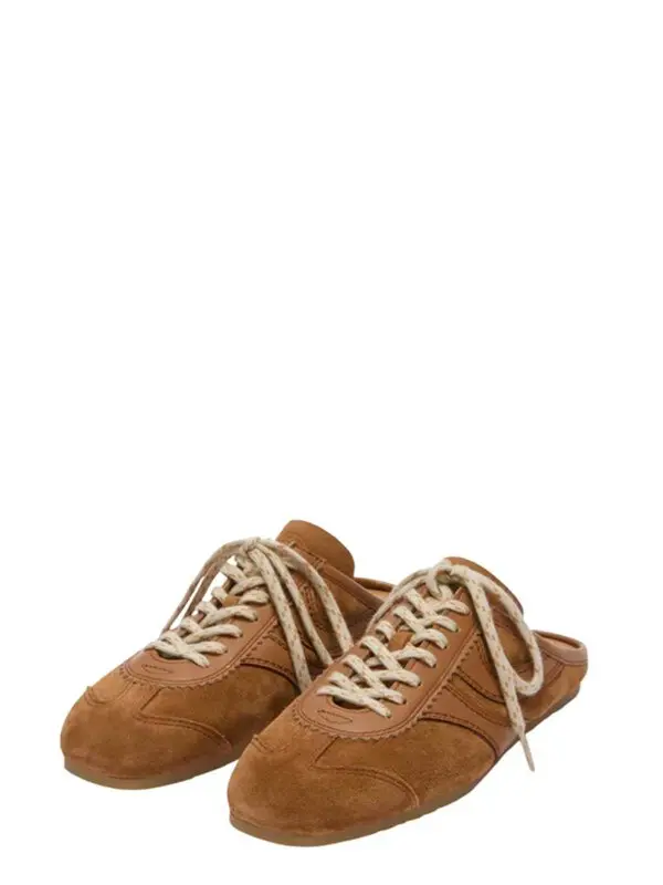 Dries Van Noten Leather Slip-on Shoes - Brown