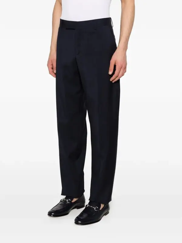 Fendi Tailored Wool Canvas Trousers