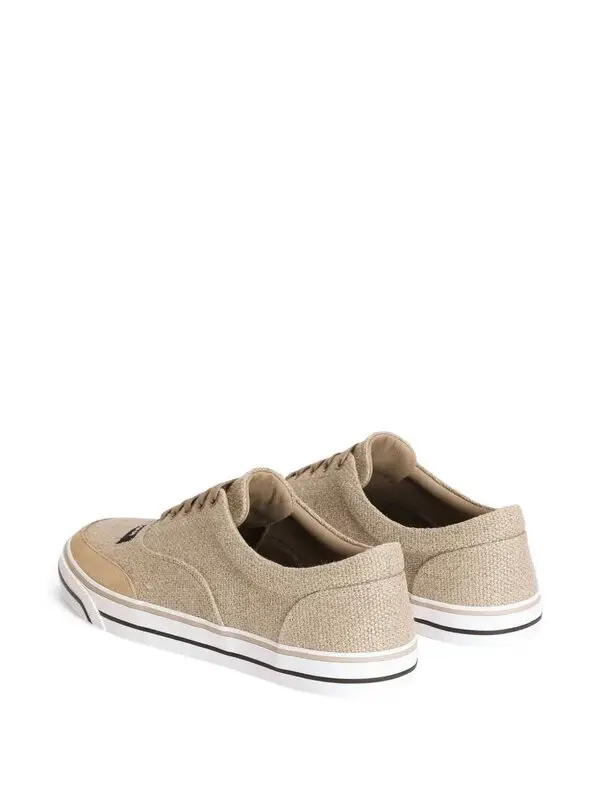Dolce & Gabbana Dg Sailing Linen Sneakers - Brown