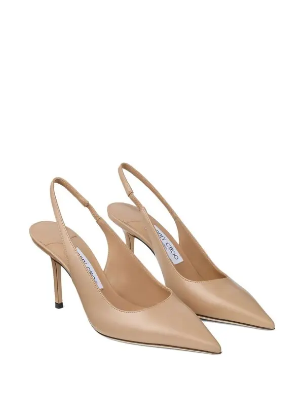 JIMMY CHOO Love Sling Back 85 Leather Pumps - Multicolor