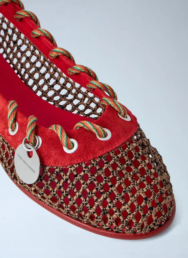 KIKO KOSTADINOV Reticella Ballet Flats