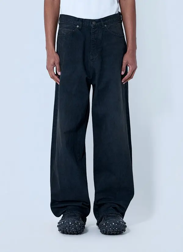 Balenciaga Wide-leg Denim Trousers