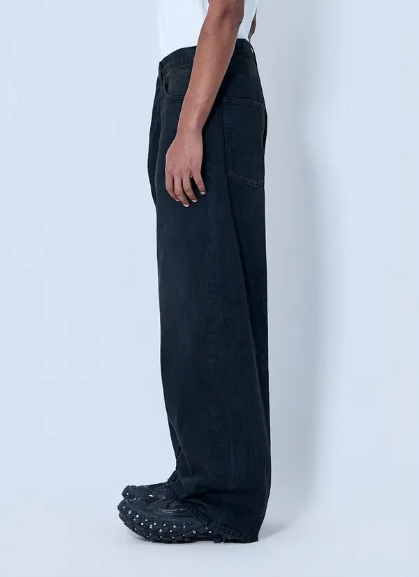 Balenciaga Wide-leg Denim Trousers