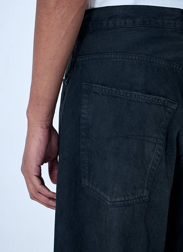 Balenciaga Wide-leg Denim Trousers