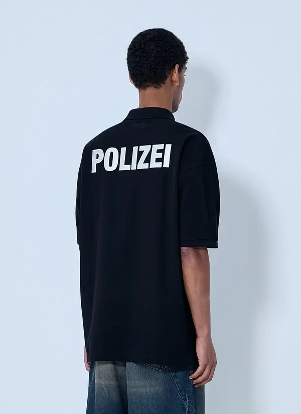 Vetements Embroidered Polo Shirt