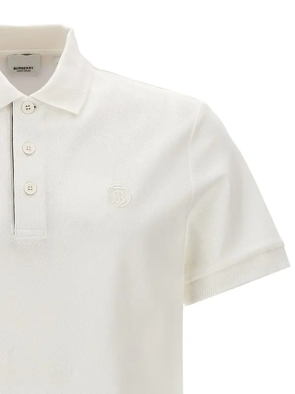 Burberry Eddie' Polo Shirt - White