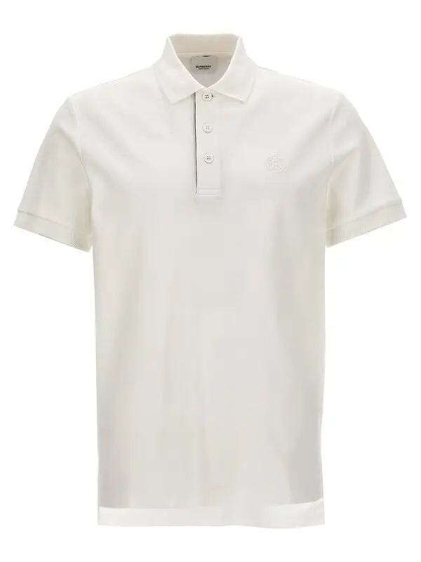 Burberry Eddie' Polo Shirt - White