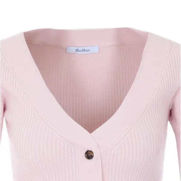 Max Mara Giosia Knitted Cardigan - Pink
