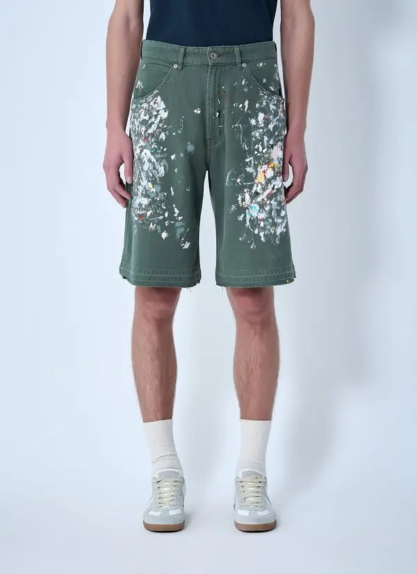 GALLERY DEPT. Platoon Painter Shorts - Green