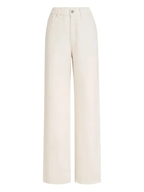 Brunello Cucinelli Garment-dyed Cotton And Linen Trousers - Multicolor