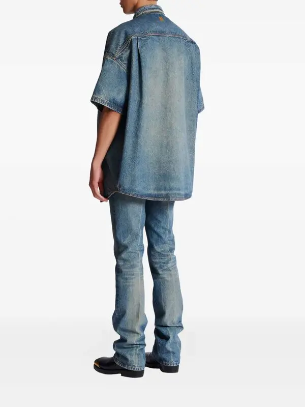 Balmain Short-sleeved Button-up Shirt
