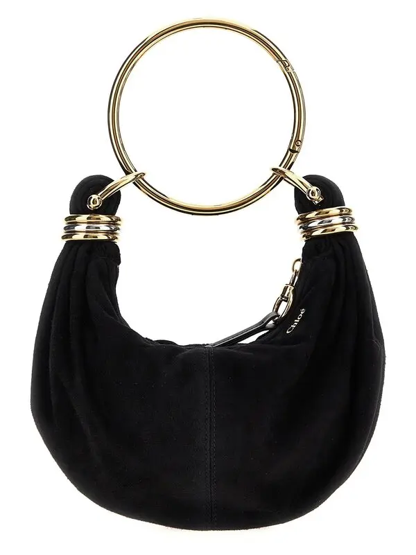 Chloé Bracelet Hobo Mini Handbag - Black