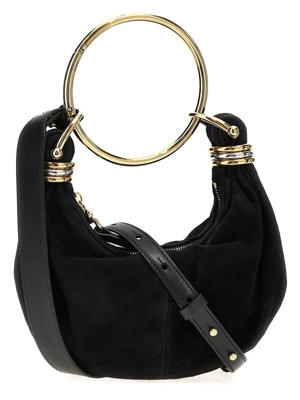 Chloé Bracelet Hobo Mini Handbag - Black