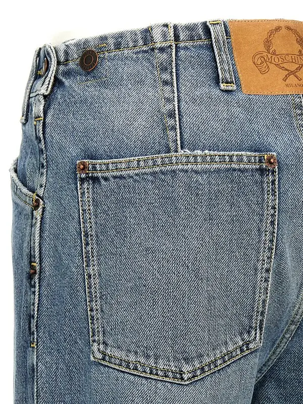 Moschino Cotton Denim Jeans