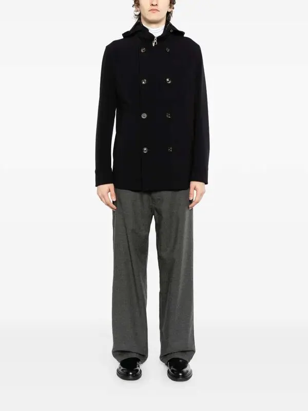 MONTECORE Double-breasted Hooded Jacket