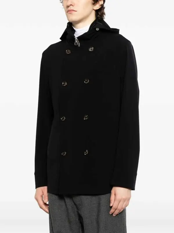 MONTECORE Double-breasted Hooded Jacket