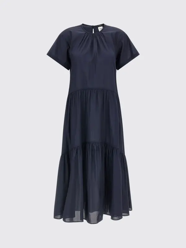 Max Mara Sleeveless Pleated Midi Dress