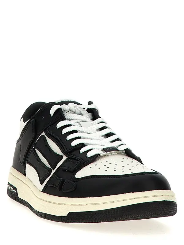 Amiri Skel Top Low Leather Sneakers - Multicolor